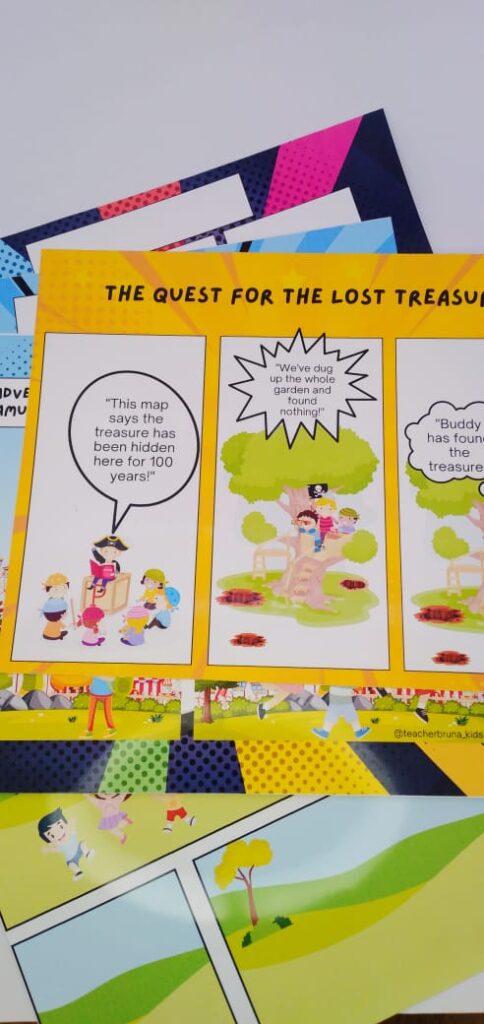 Present Perfect – Comic and Song – Teacher Bruna Kids – Playful English